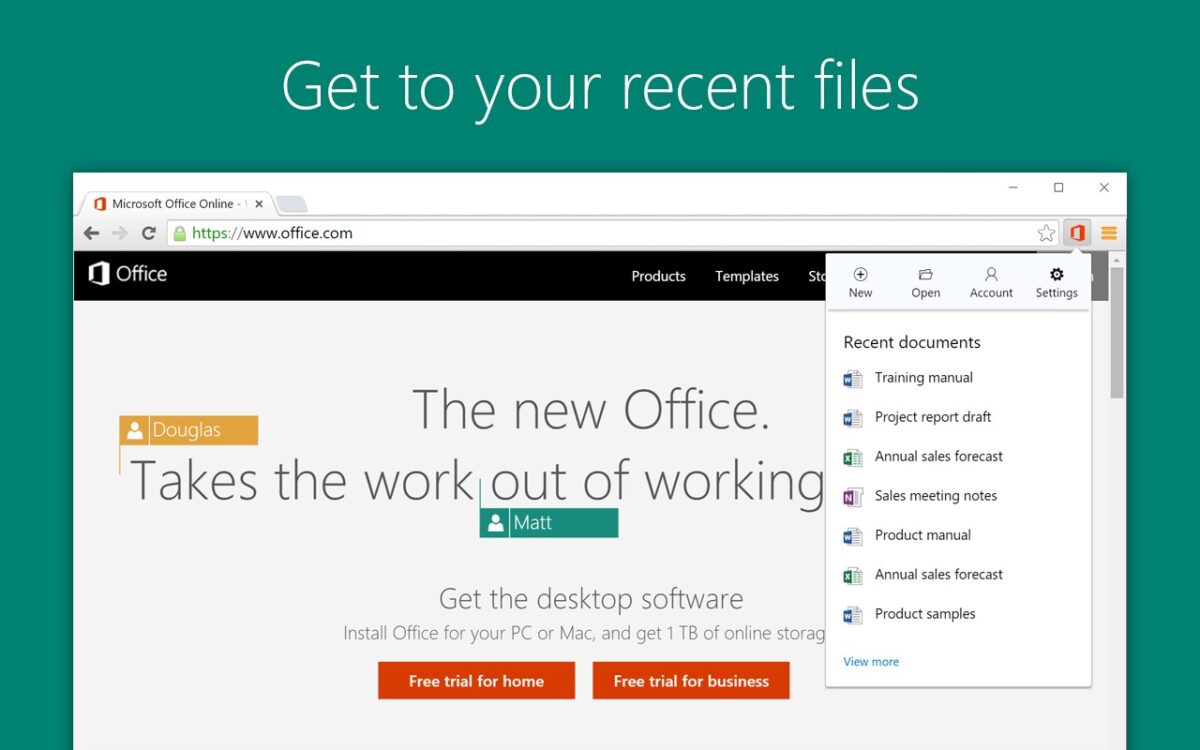 Microsoft Office : une extension Chrome et Edge qui facilite le travail ...