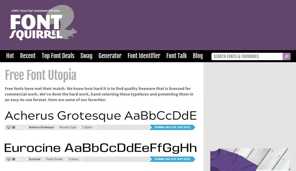 5 outils en ligne pour rechercher et télécharger des typos