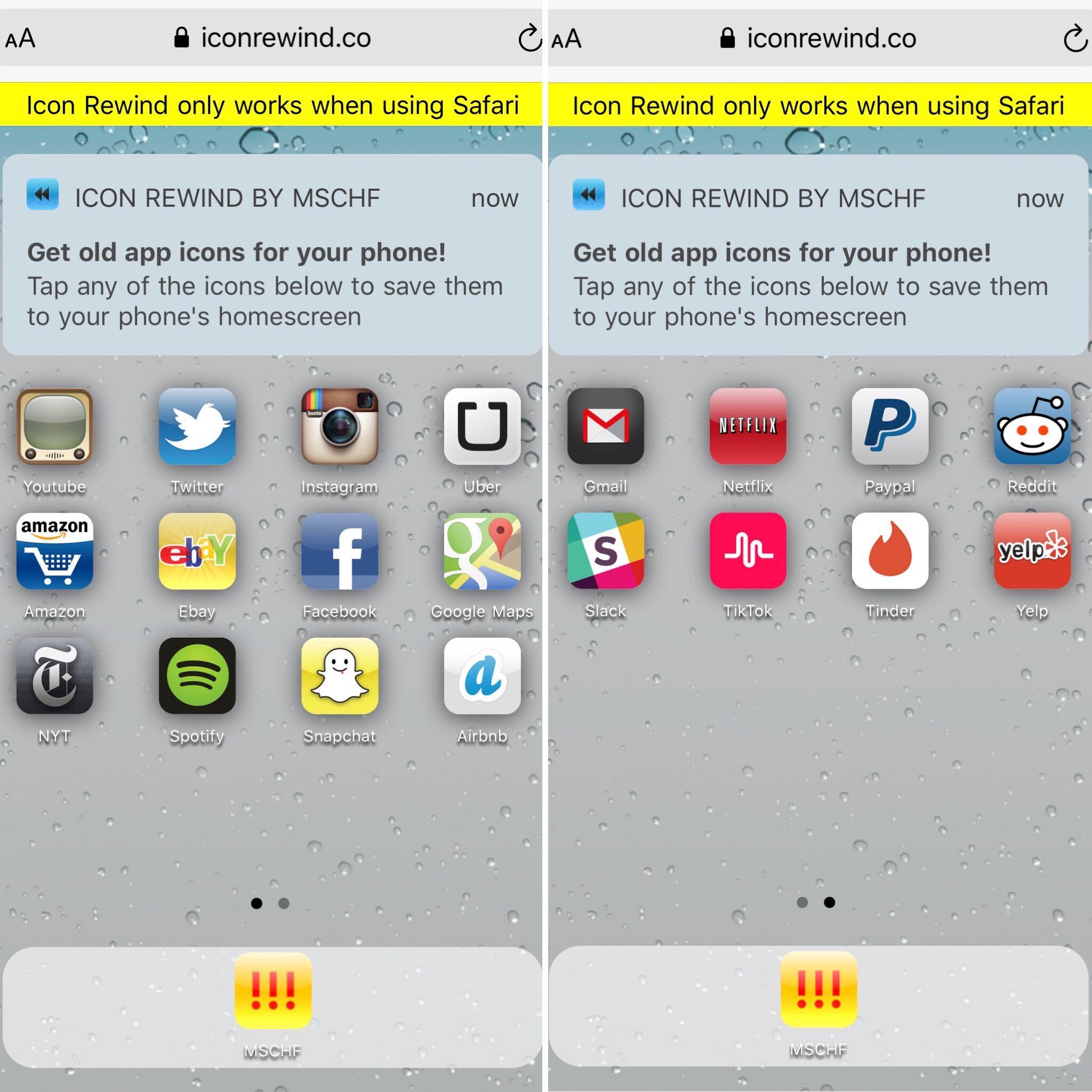 Icon Rewind : retrouvez tous les anciens logos de vos apps préférées