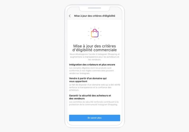 Instagram Shopping : de nouvelles règles pour faciliter la vente de produits des entreprises et ...