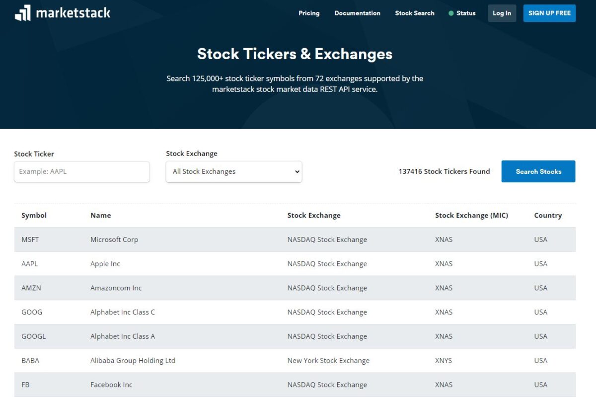 Marketstack : une API gratuite pour accéder aux données boursières mondiales en temps réel