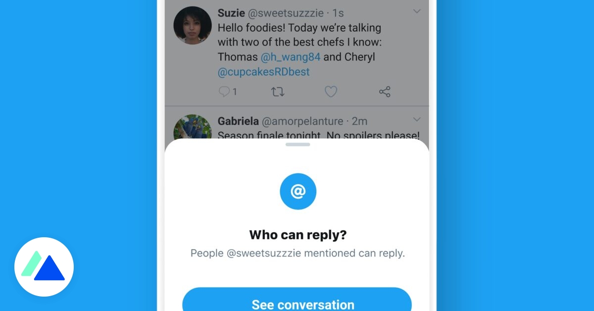 Twitter : comment choisir qui peut répondre à ses tweets