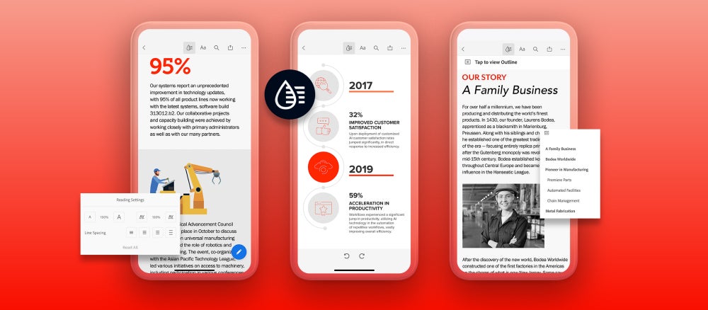 Adobe veut faciliter la lecture des PDF sur mobile avec Liquid Mode