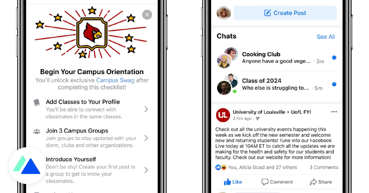 Facebook lance Campus, une section dédiée aux étudiants
