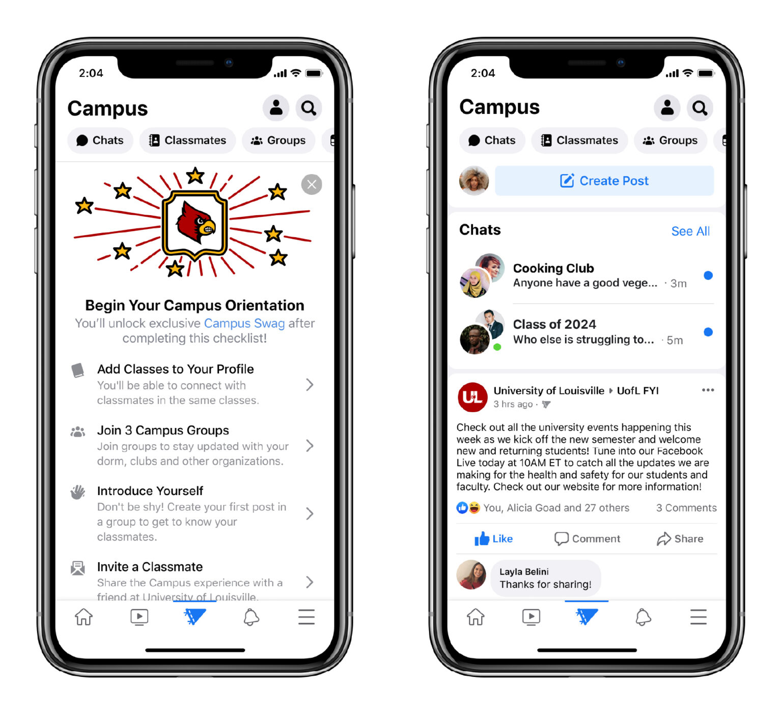 Facebook lance Campus, une section dédiée aux étudiants