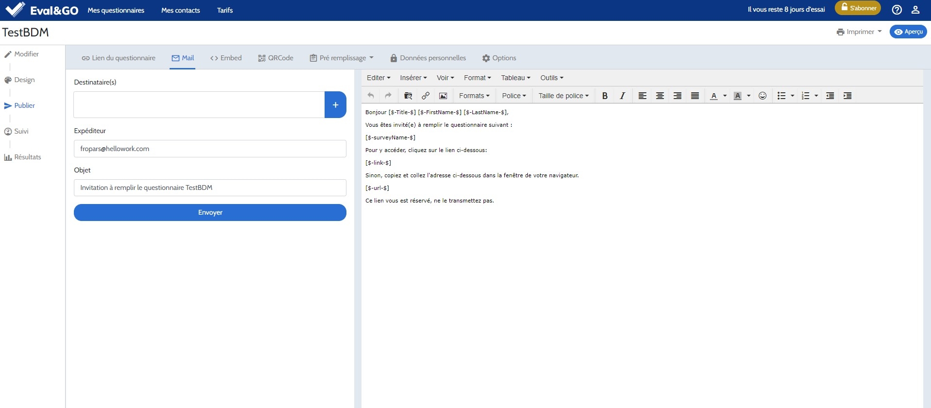 Evalandgo : la solution de référence pour créer des questionnaires et ...