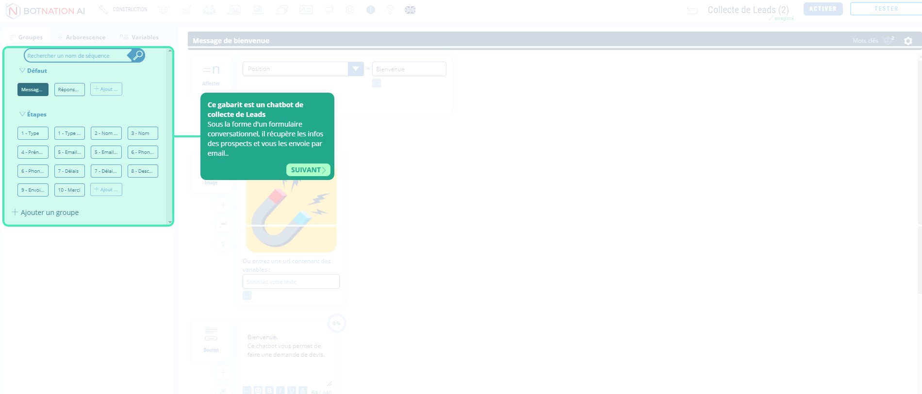 Botnation : une solution simple pour créer des chatbots web sans ...