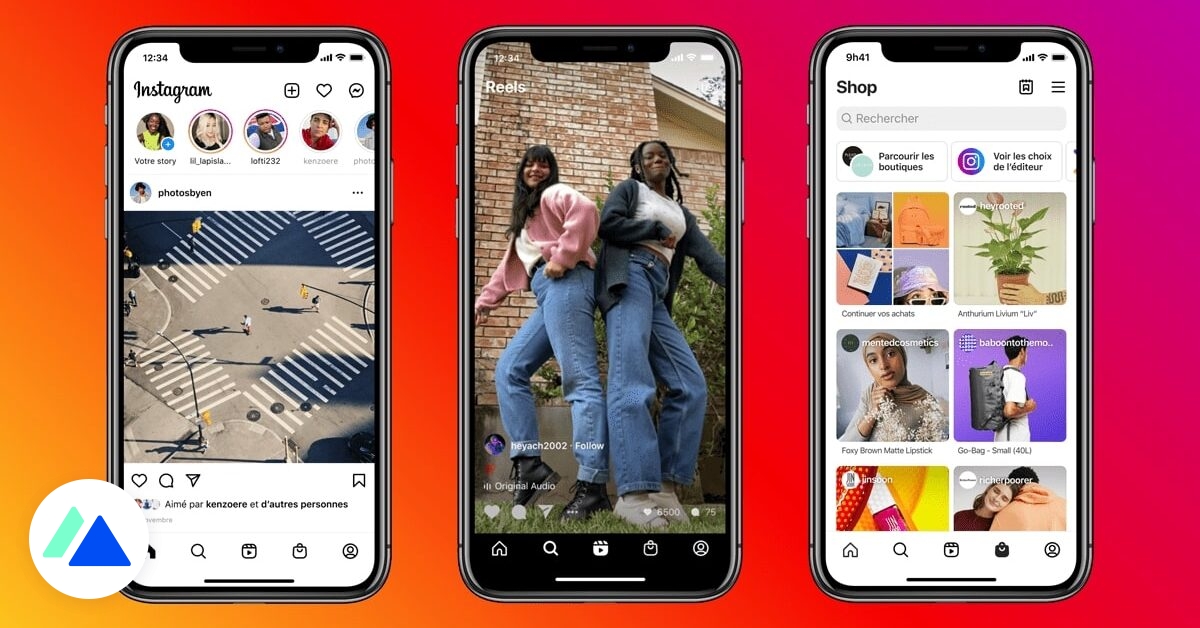 Instagram : des publicités dans l’onglet Shop