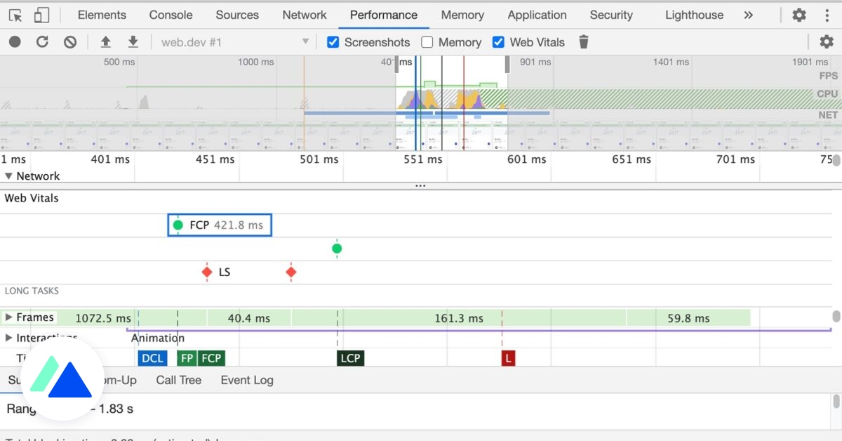 Chrome 88 : Google intègre les Core Web Vitals dans les DevTools