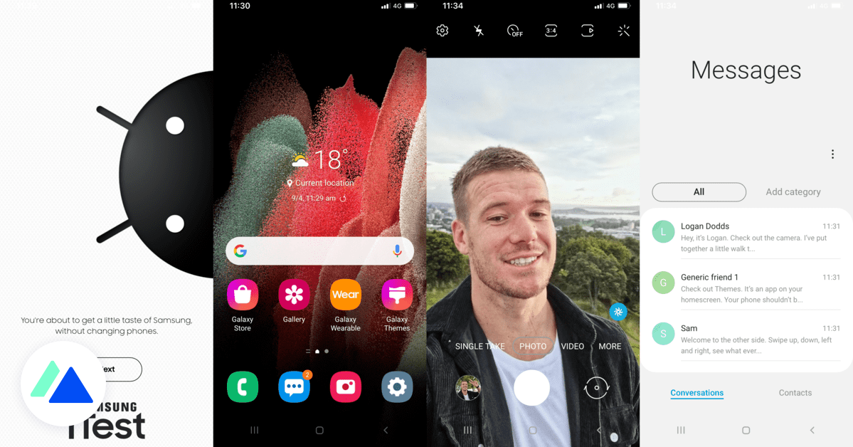 Samsung lance iTest pour expérimenter l’interface Galaxy sur iPhone