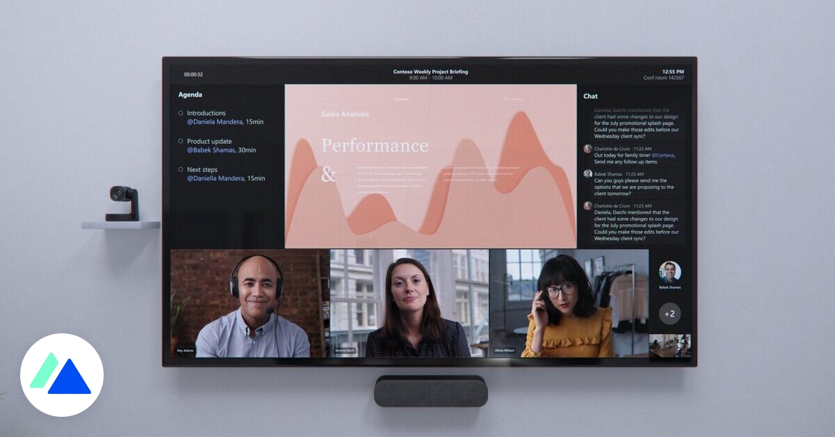 Microsoft Teams facilite le travail hybride avec Front Row et Fluid