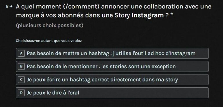 Test : connaissez-vous les règles publicitaires pour les influenceurs