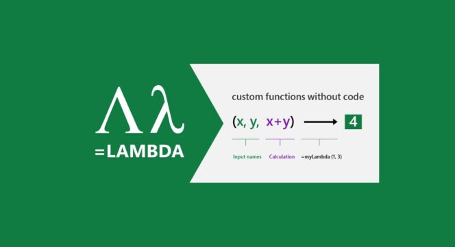 Excel Lambda : comment créer vos propres fonctions Excel