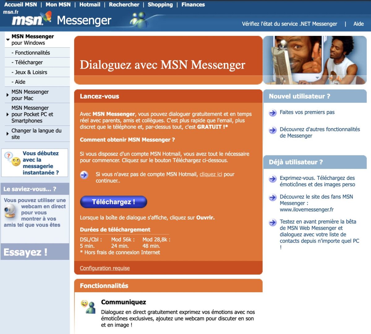 De Caramail à MSN, retour sur le web d’avant Facebook