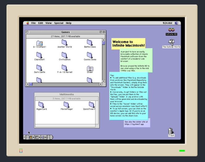 Et si vous reviviez l’expérience sur un Mac des années 90