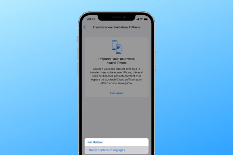 Comment réinitialiser son iPhone