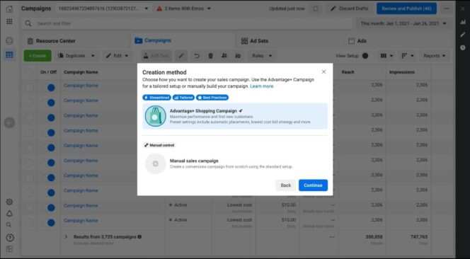 Meta lance Advantage+ : automatisez jusqu’à 150 combinaisons sur vos ...