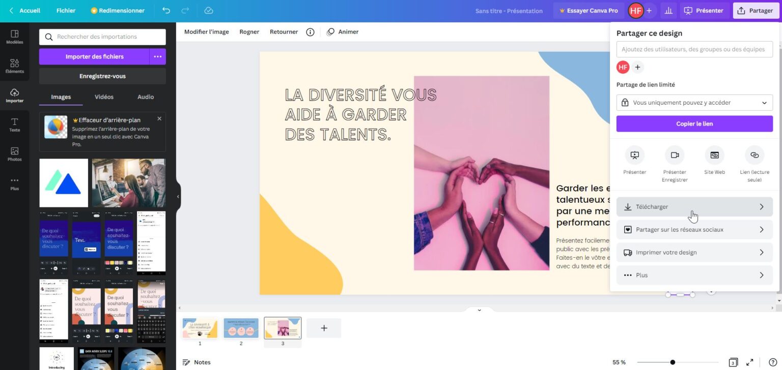 Comment créer un diaporama sur Canva : 5 étapes à suivre