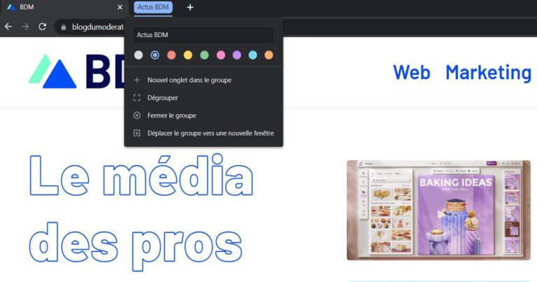 Chrome : comment créer et sauvegarder des groupes d’onglets Chrome : comment créer et sauvegarder des groupes d’onglets