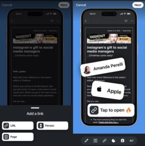 Nouveautés LinkedIn : stickers pour les pages et photos en carrousel
