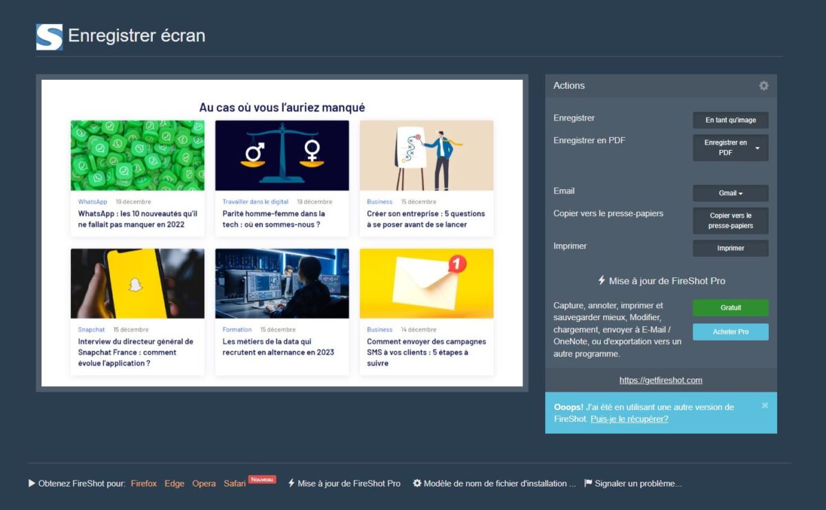 Comment faire une capture d’écran sur PC