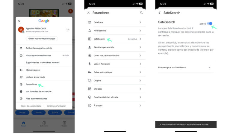 Comment activer ou désactiver SafeSearch sur Google
