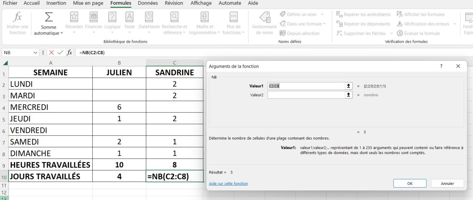 10 formules à connaître pour bien débuter sur Excel