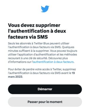 Twitter : la double authentification par SMS devient payante, que faire