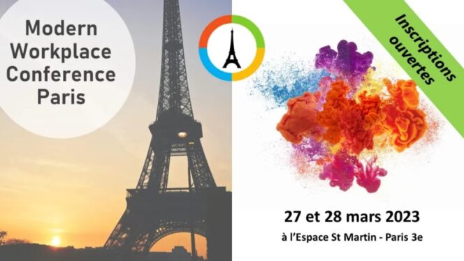 Modern Workplace Conference Paris : 2 journées dédiées à Microsoft 365 ...