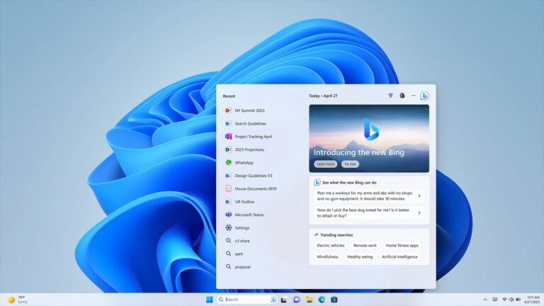 Microsoft lance Bing ChatGPT sur Windows 11 : voici comment y accéder