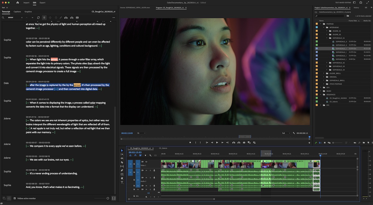Premiere Pro Lance Le Montage Vid o Partir D un Simple Texte Gr ce L IA