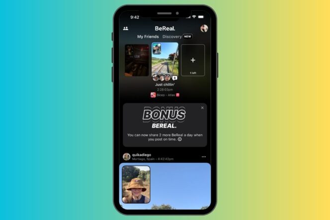 BeReal lance une nouveauté majeure : un bonus pour poster 3 fois par jour