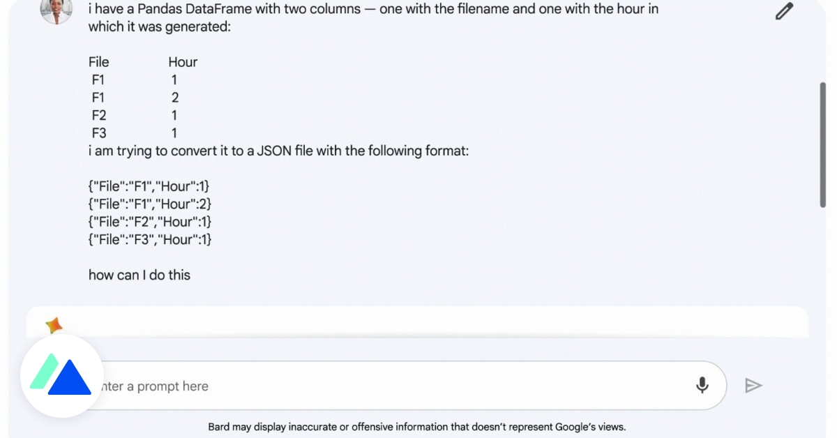 Google Bard peut désormais générer du code dans plus de 20 langages de programmation
