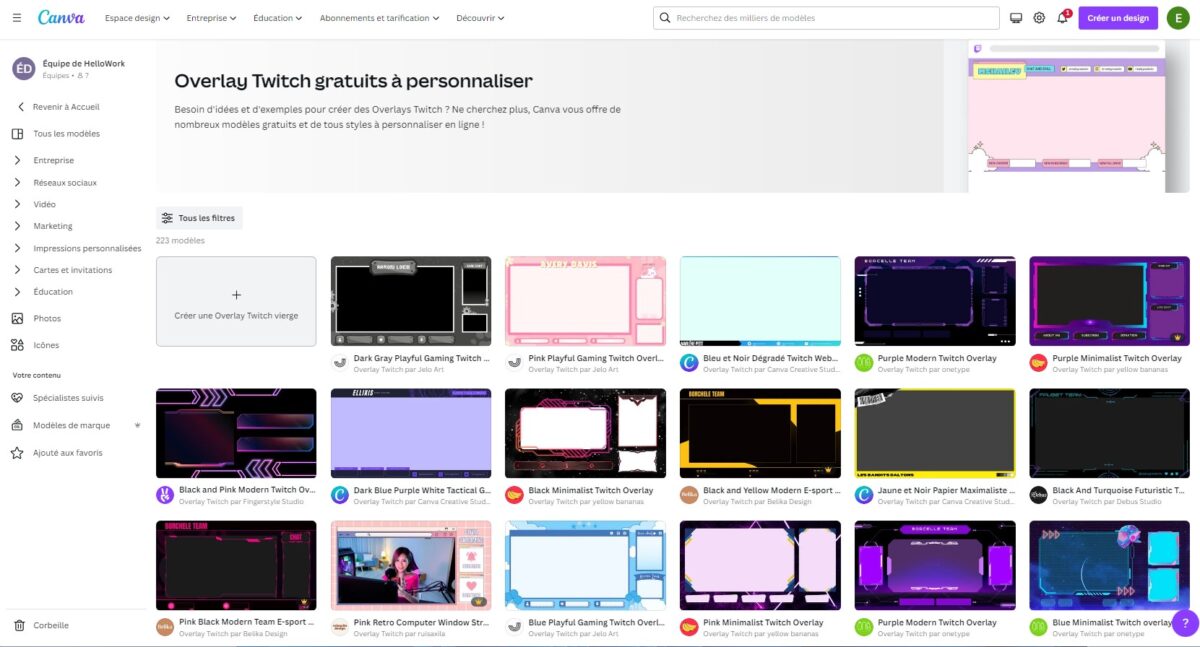 Comment créer un overlay sur Twitch : conseils et outils