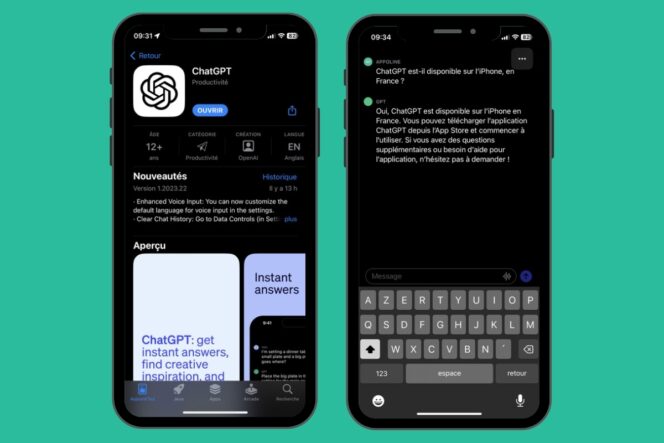 ChatGPT sur iPhone : l’application officielle est disponible en France, comment la télécharger