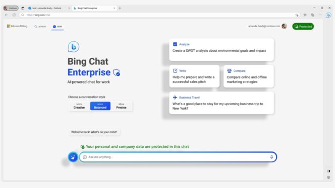 Microsoft lance Bing Chat Entreprise : un chatbot sécurisé pour les ...