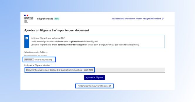 FiligraneFacile : un outil officiel pour sécuriser vos documents avec ...