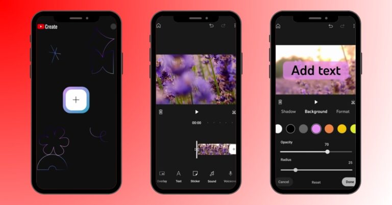 YouTube lance Create, une application pour monter vos vidéos sur mobile
