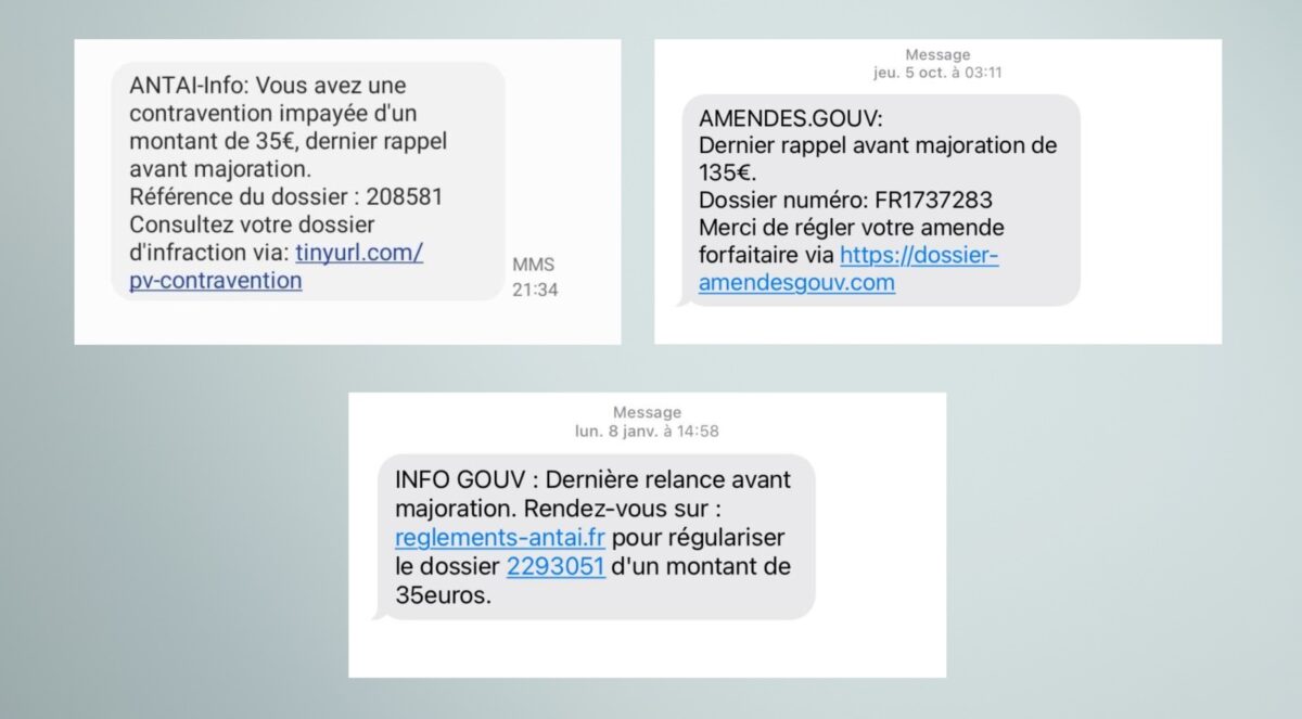 Arnaques par SMS : 5 exemples de messages frauduleux