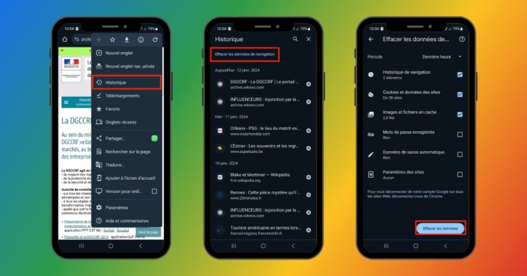 Comment effacer son historique de navigation sur Google Chrome
