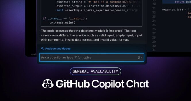 GitHub Copilot Chat : l’assistant IA basé sur GPT-4 est disponible pour ...