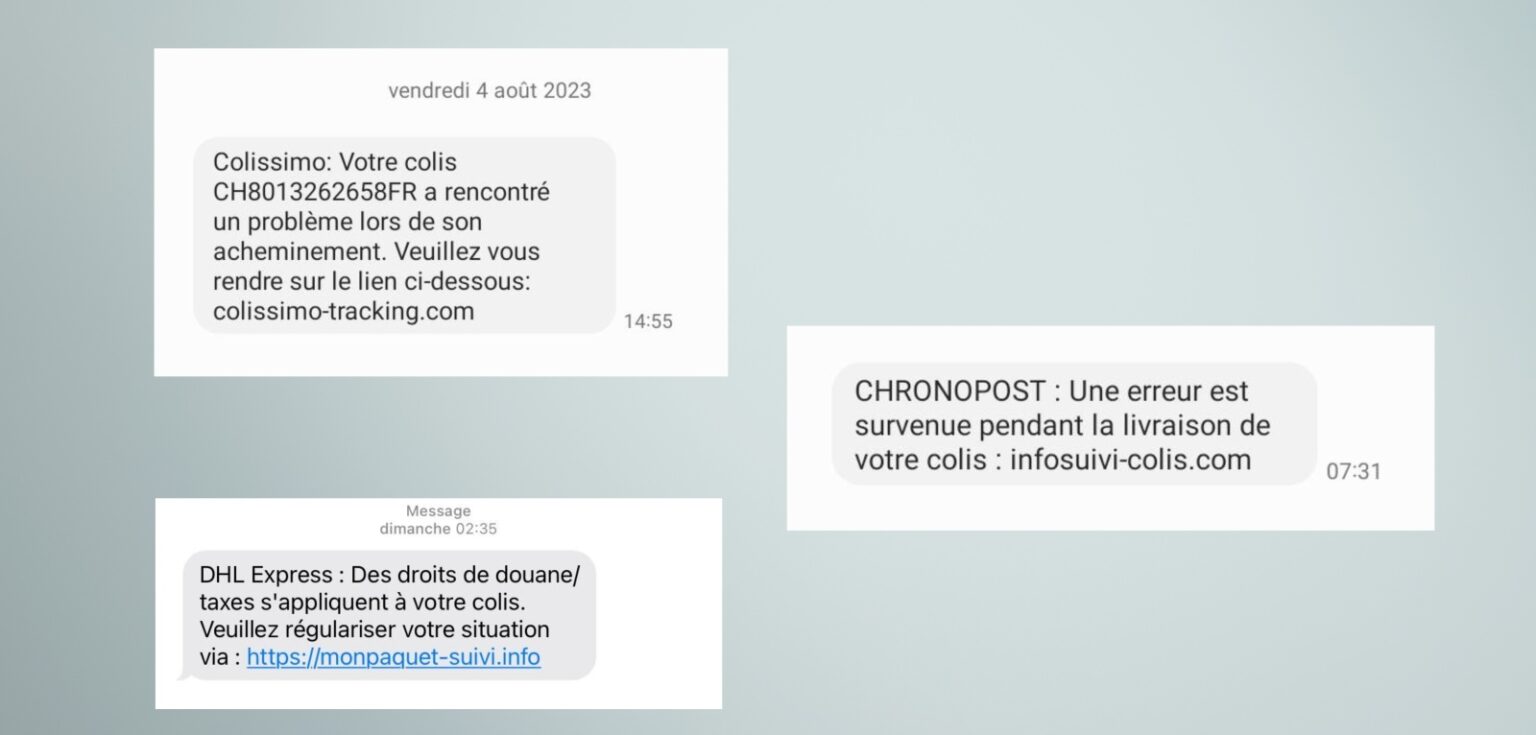 Arnaques par SMS : 5 exemples de messages frauduleux