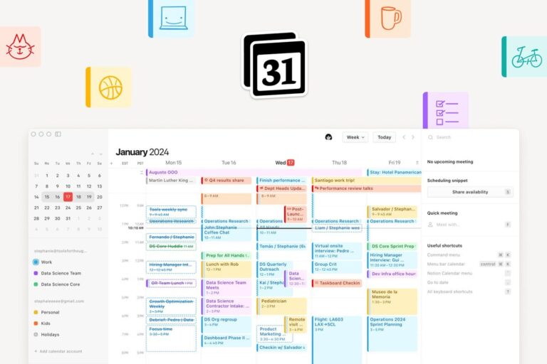 Notion Calendar : un nouveau calendrier connecté à vos projets