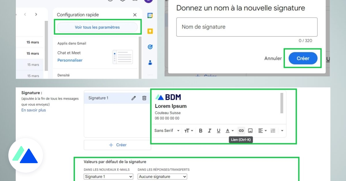 Comment créer une signature sur Gmail