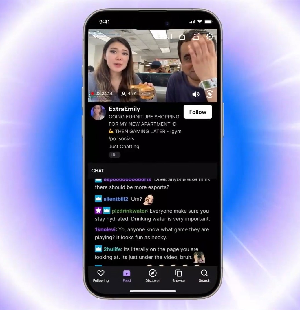 Twitch lance un nouveau feed de recommandations inspiré de TikTok