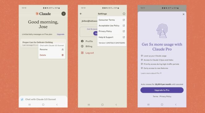 Claude, le rival de ChatGPT, lance son application Android : comment l’utiliser