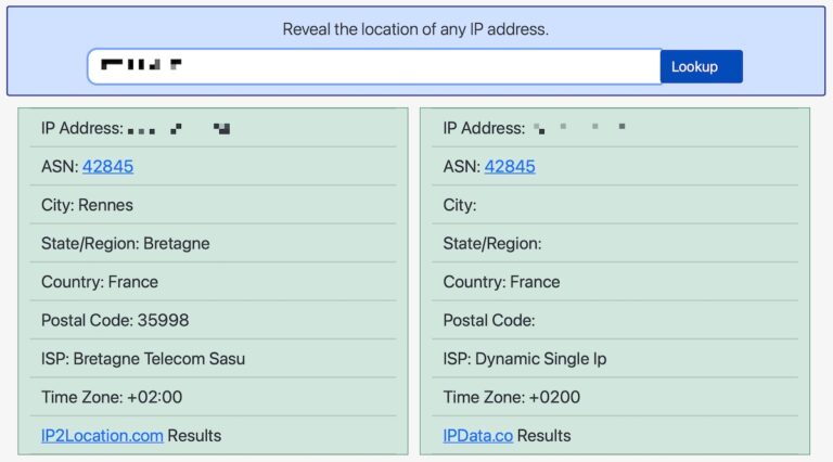 Comment localiser une adresse IP