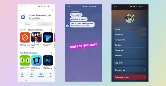 Daze : tout savoir sur cette nouvelle messagerie qui cible la Gen Z