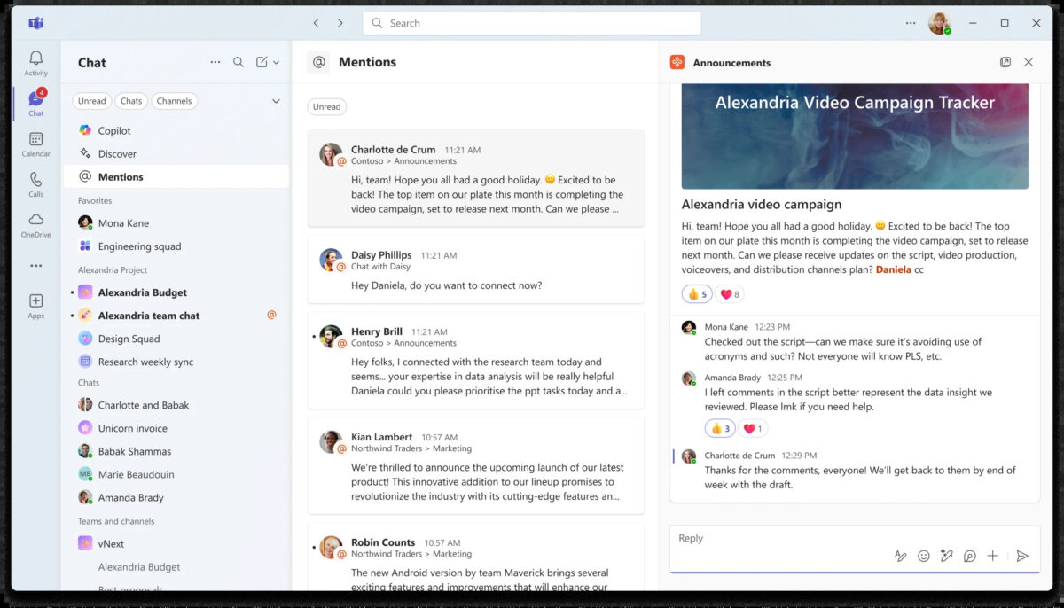 Microsoft Teams se dote d’une nouvelle interface : ce qui change
