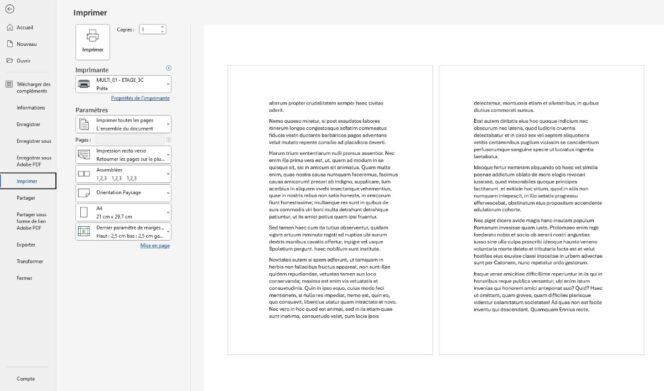Microsoft Word : comment créer et imprimer un livret